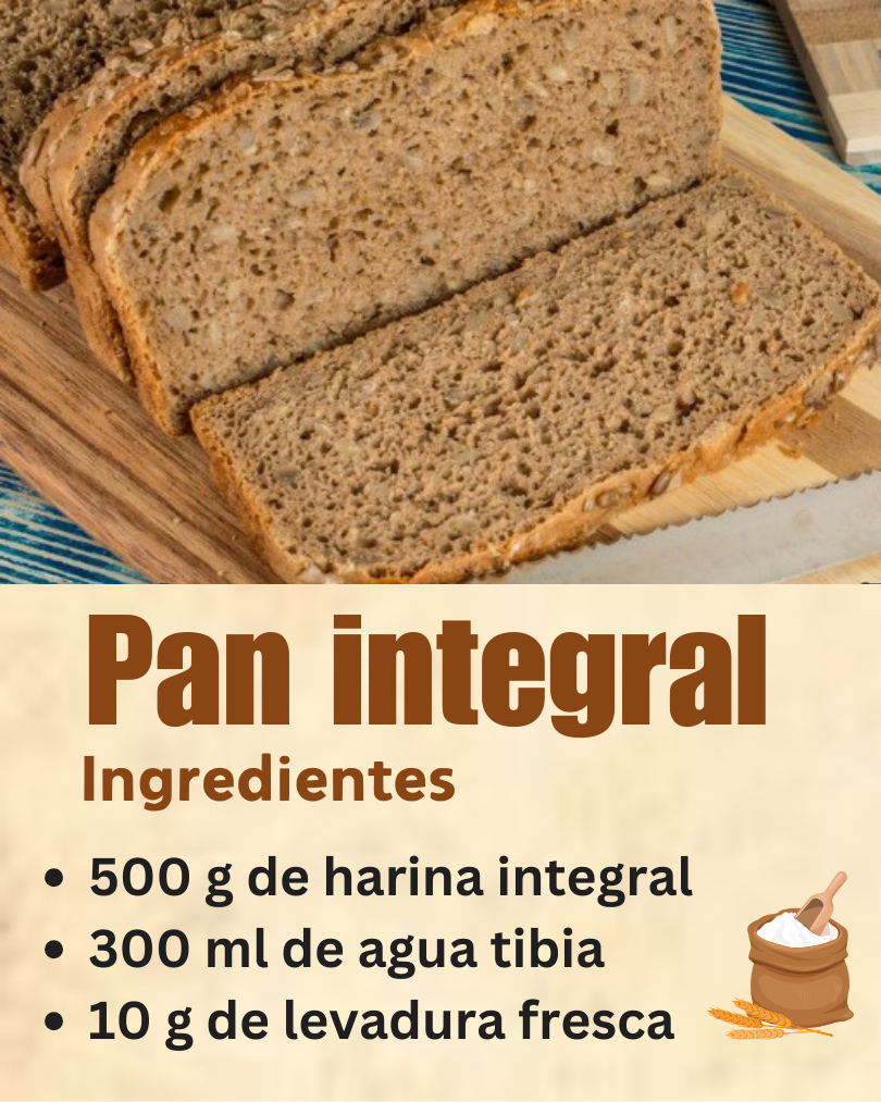 Cómo hacer pan integral casero: una receta saludable y deliciosa ...