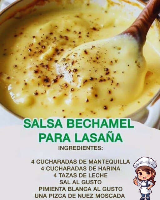 🥛 Salsa Bechamel para Lasaña: El Toque Cremoso y Perfecto 🍝💛 - Viviendo ...