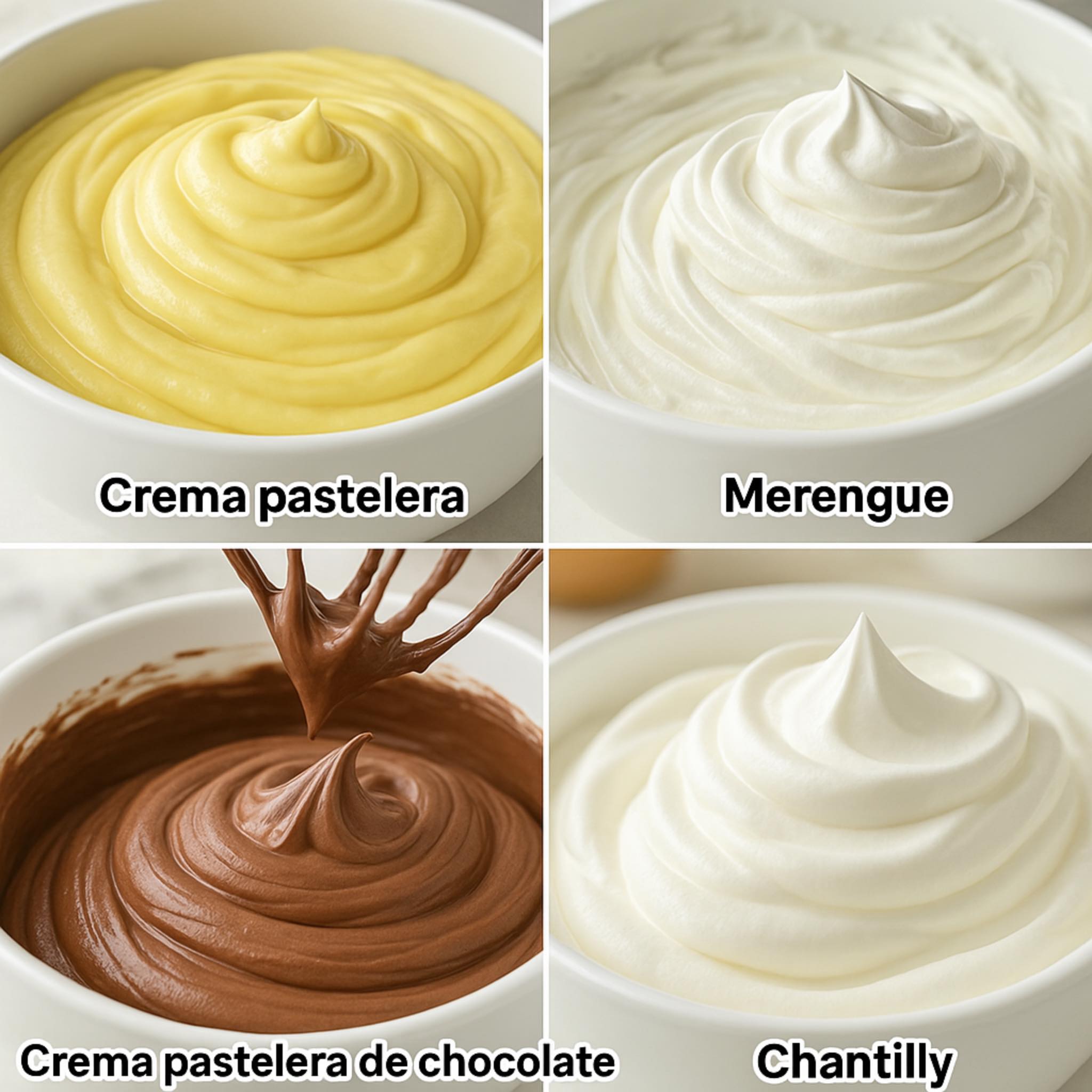 TE ENSEÑO 4 EXQUISITAS RECETAS DE CREMAS PARA RELLENO - Viviendo En Salud