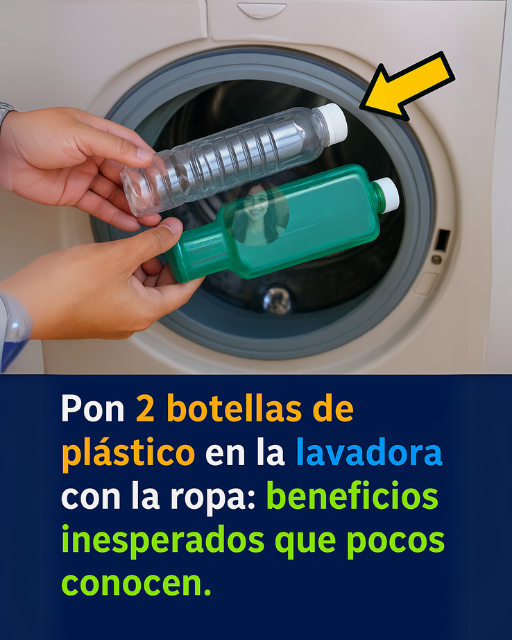 Coloca 2 botellas de plástico en la lavadora y mira lo que pasa: un ...