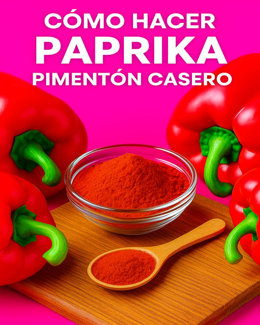 🌶️ Cómo Hacer Paprika Casera en Polvo: La Especia Natural Que Cambiará ...