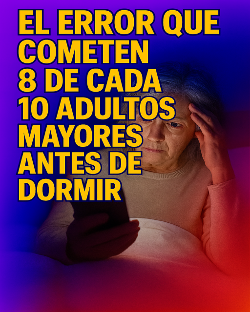 🌙 El silencioso error nocturno que cometen 8 de cada 10 adultos mayores ...